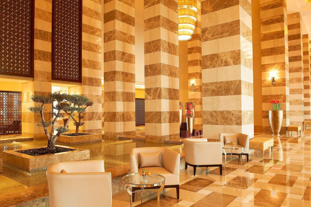 The St. Regis Doha Hotel – Doha, Qatar – Lobby Sitting Area – TRAVOH