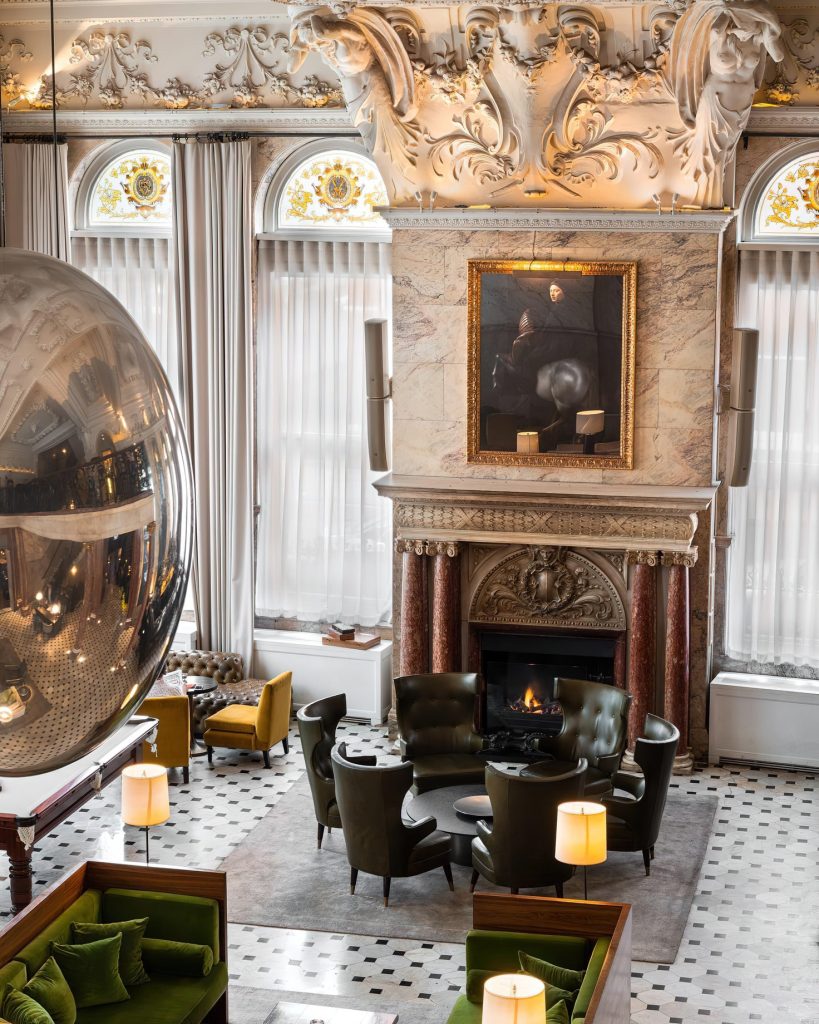 The London EDITION Hotel – London, United Kingdom – Lobby Interior – TRAVOH