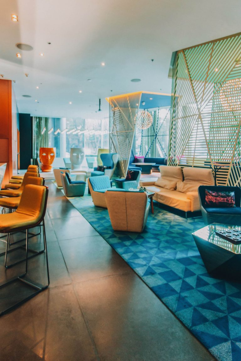 W Mexico City Hotel – Polanco, Mexico City, Mexico – Lobby Living Room ...
