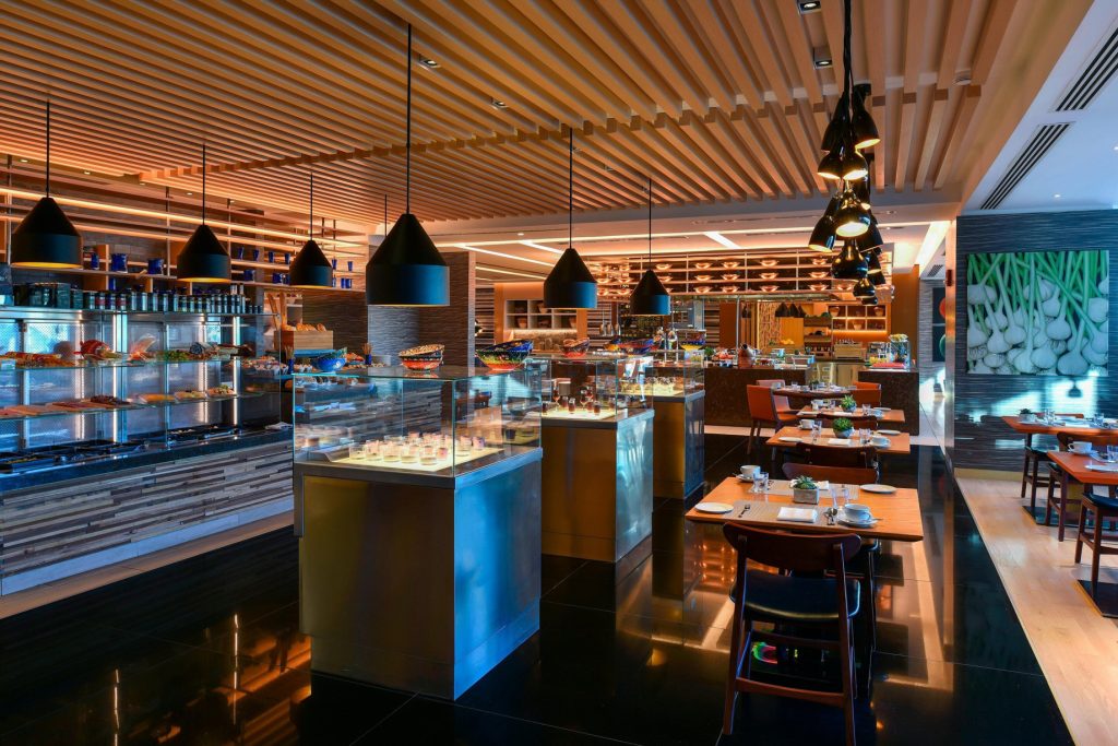 W Amman Hotel – Amman, Jordan – Mesh Resteraunt Breakfast Buffet – TRAVOH