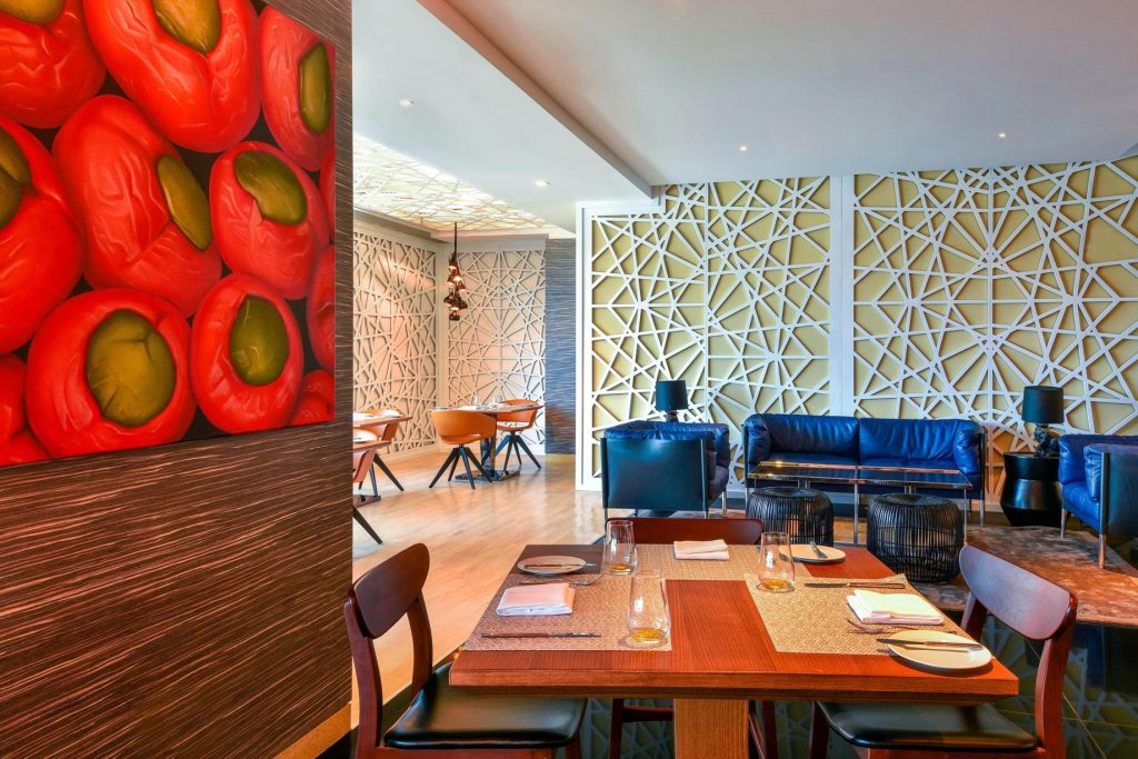 W Amman Hotel – Amman, Jordan – Mesh Restaurant Table View – TRAVOH