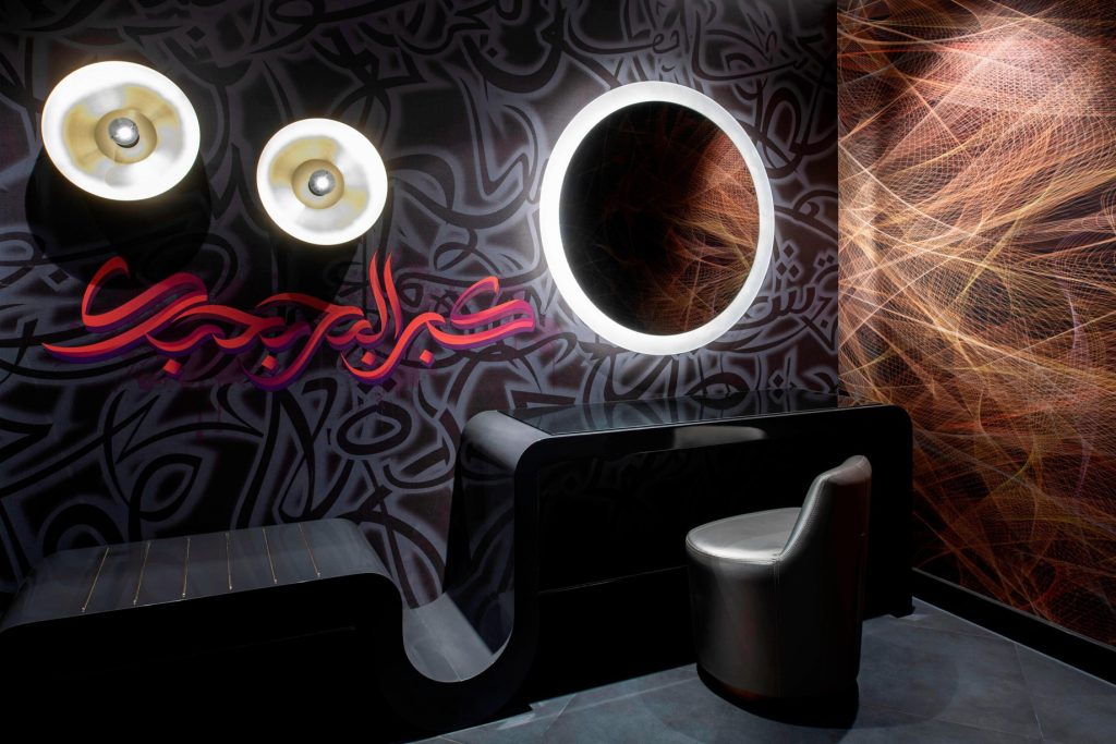 W Dubai The Palm Resort – Dubai, UAE – Cool Corner Suite Vanity Area ...