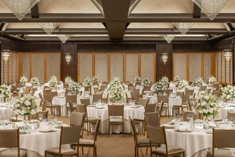 The St. Regis Cairo Hotel – Cairo, Egypt – Astor Grand Ballroom Tables ...