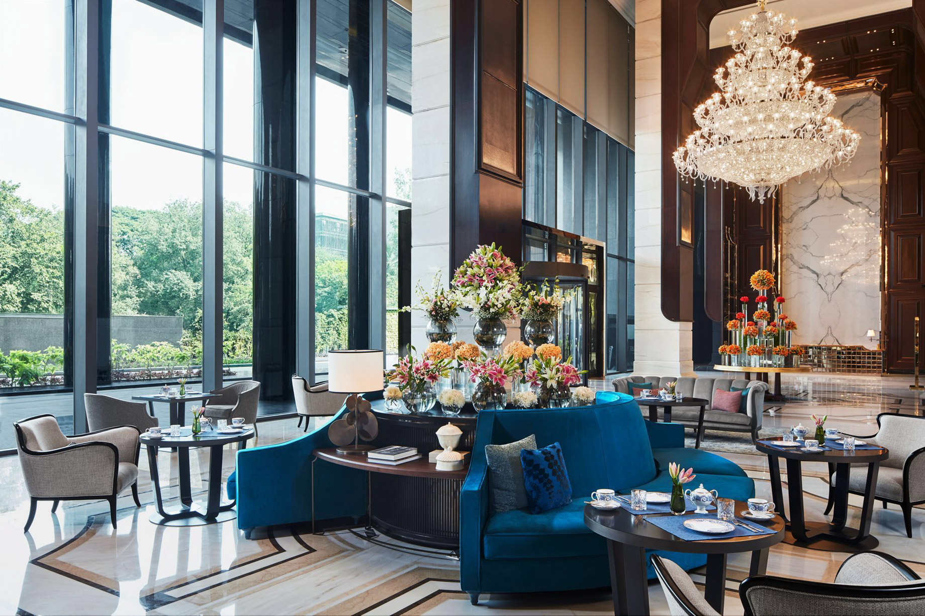 The Ritz Carlton Pune Hotel Maharashtra India Lobby Entrance TRAVOH The Ritz Carlton Pune Hotel Maharashtra India Lobby Entrance TRAVOH