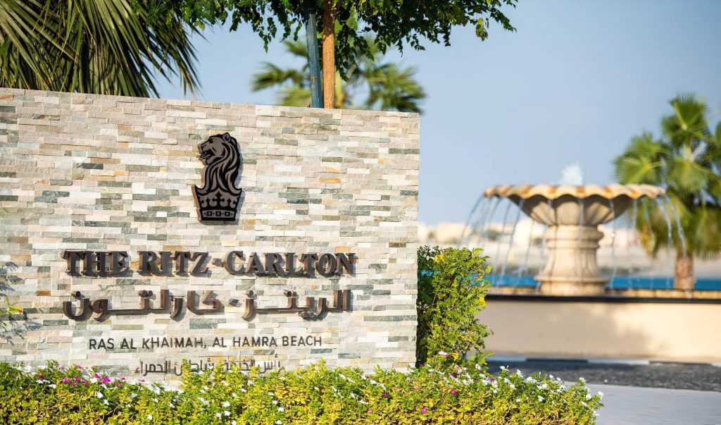The Ritz-Carlton Ras Al Khaimah, Al Hamra Beach Hotel – UAE – Entrance ...