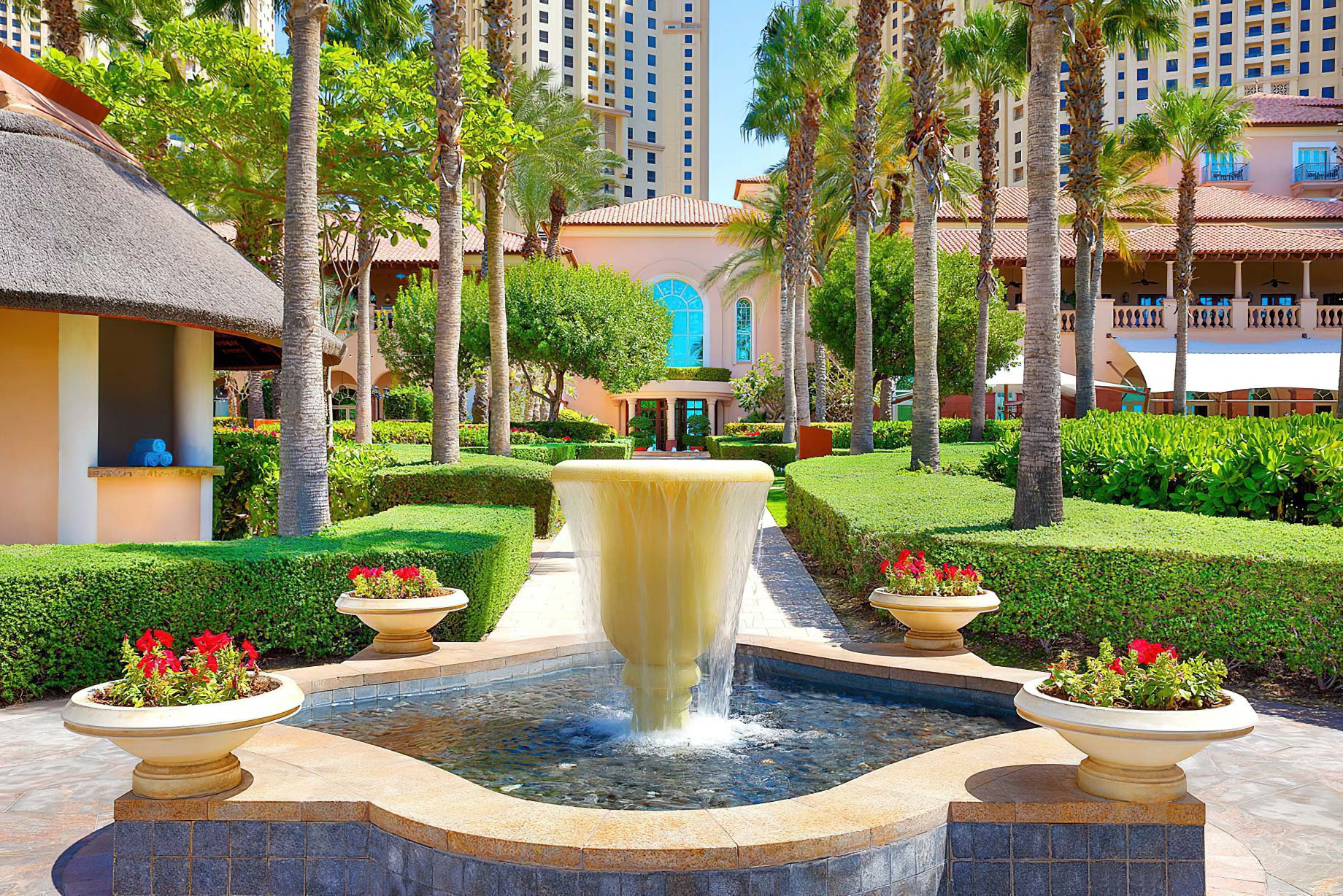 The Ritz Carlton Dubai Hotel JBR Beach Dubai UAE Hotel Fountain