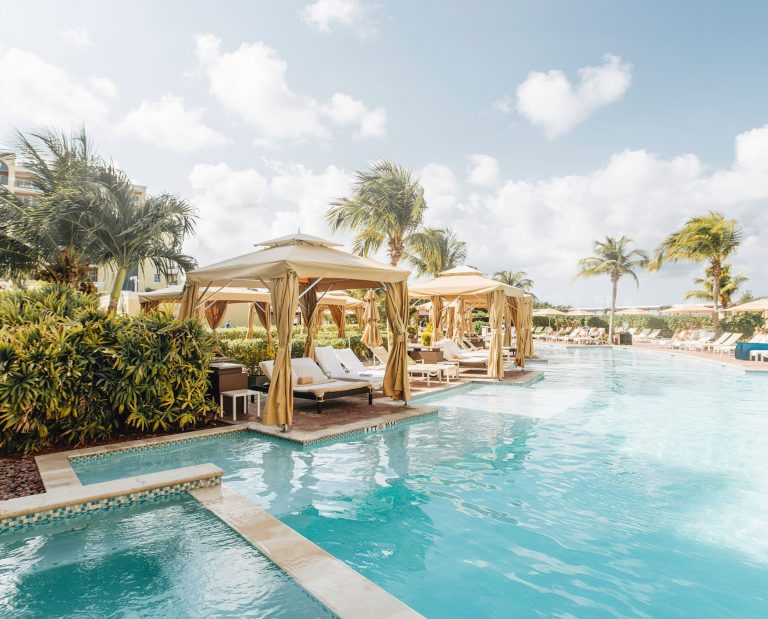The Ritz-Carlton, Aruba Resort – Palm Beach, Aruba – Pool Cabanas – TRAVOH