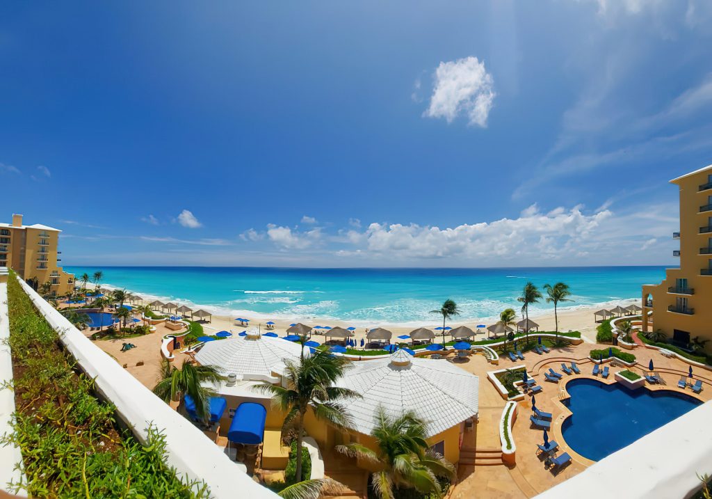 The Ritz-Carlton, Cancun Resort – Cancun, Mexico – Pool and Beach View ...