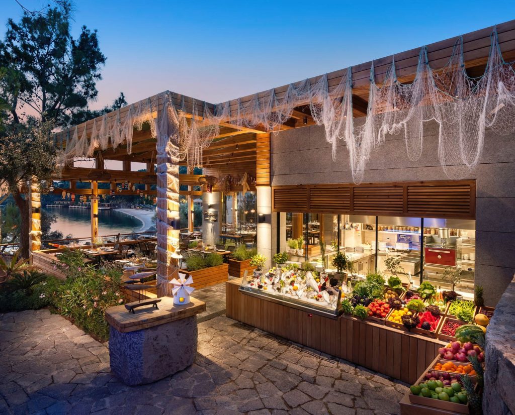 Mandarin Oriental, Bodrum Hotel – Bodrum, Turkey – Outdoor Restaurant ...