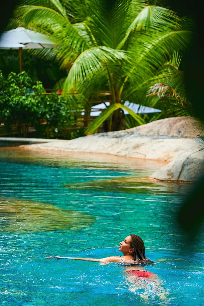 Constance Lemuria Resort – Praslin, Seychelles – Swimming – TRAVOH