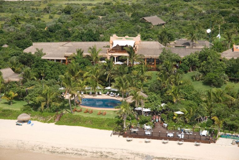Anantara Bazaruto Island Resort – Mozambique – Pool Deck Aerial View ...